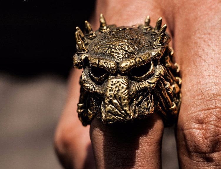 Made to Order Handcrafted Brass Predator Ring – Holy Buyble