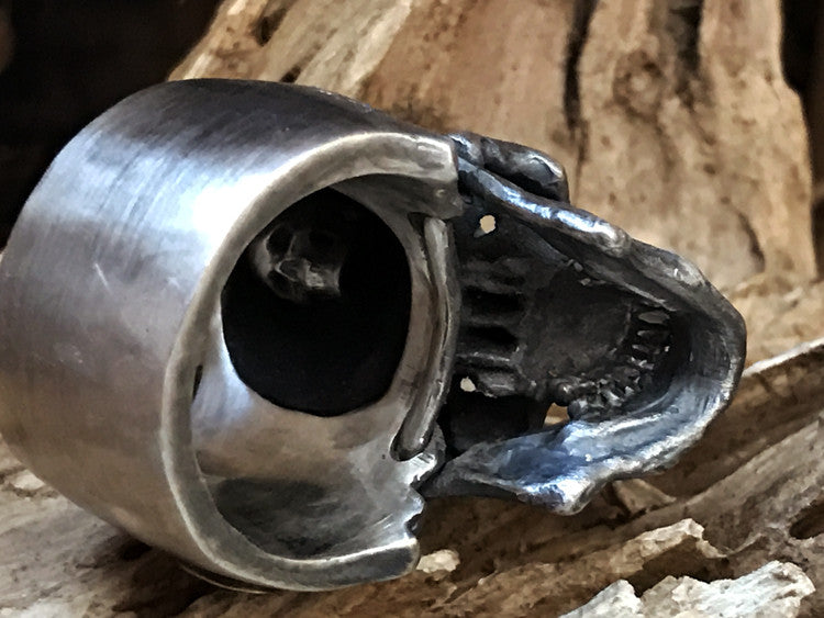 Made to Order Vampire Skull Silver Ring – Holy Buyble