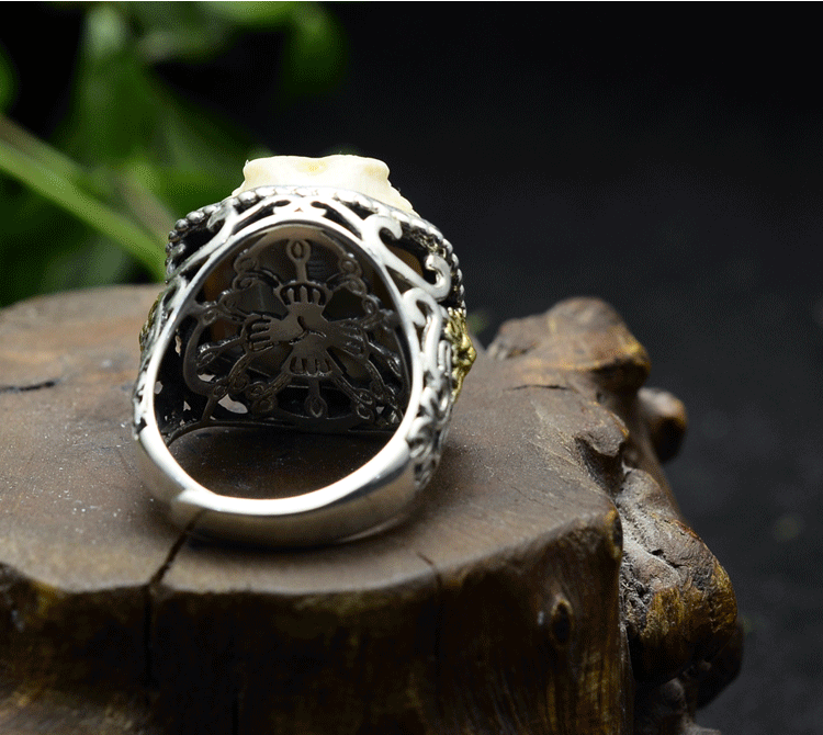 Mahākāla God of Fortune Silver Ring – Holy Buyble