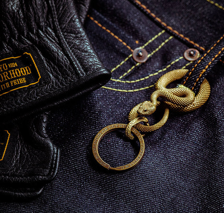 Snake Pendant Key Ring Large – Holy Buyble